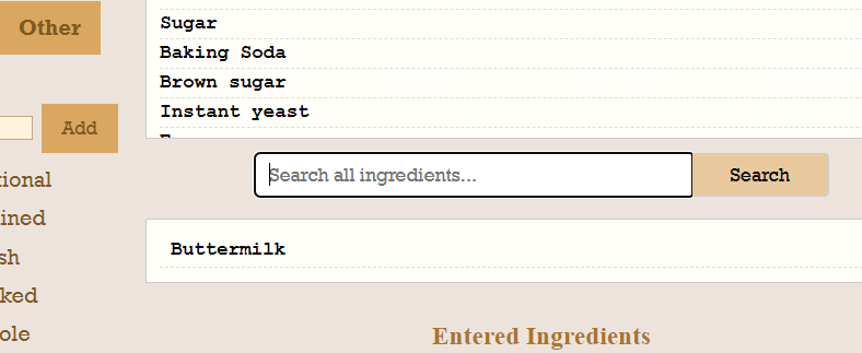Help – MyRecipEase