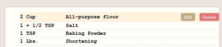Help – MyRecipEase