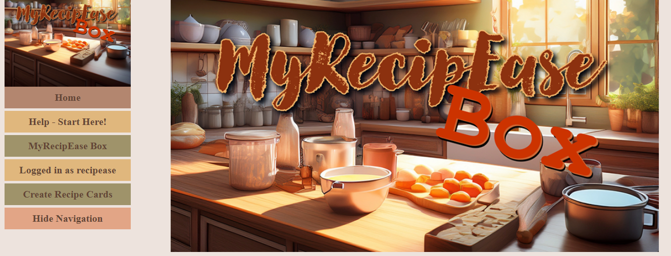 Help – MyRecipEase